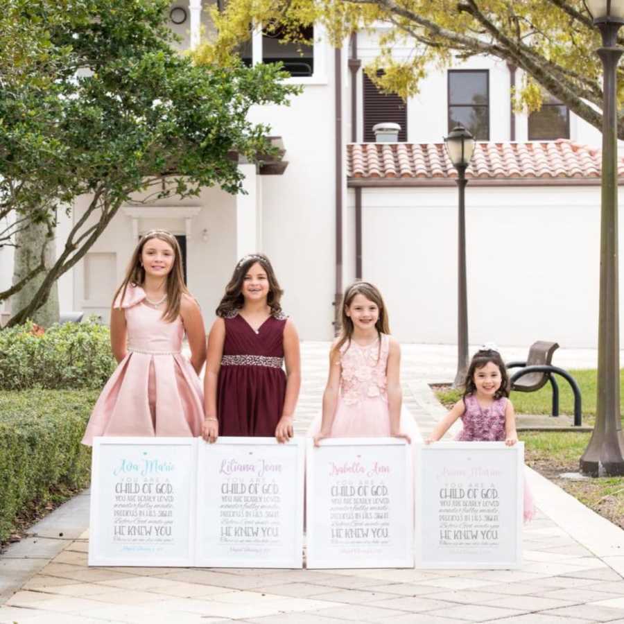 ‘It’s really bad this time,’ she whispered. ‘My sister kicked me out ...