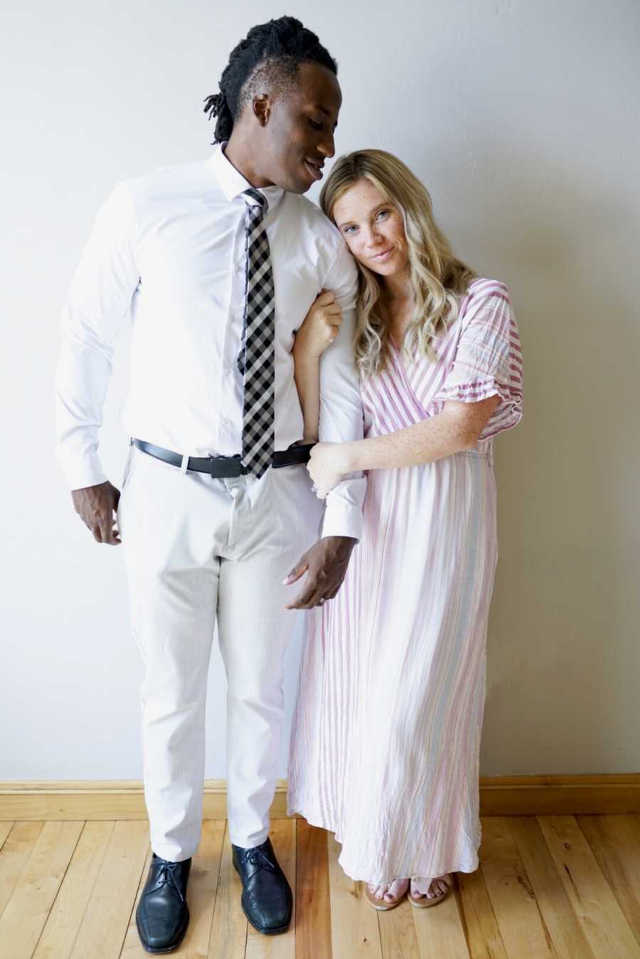 ‘Please don’t leave me. You can have us both.’ I panicked. I must’ve ...