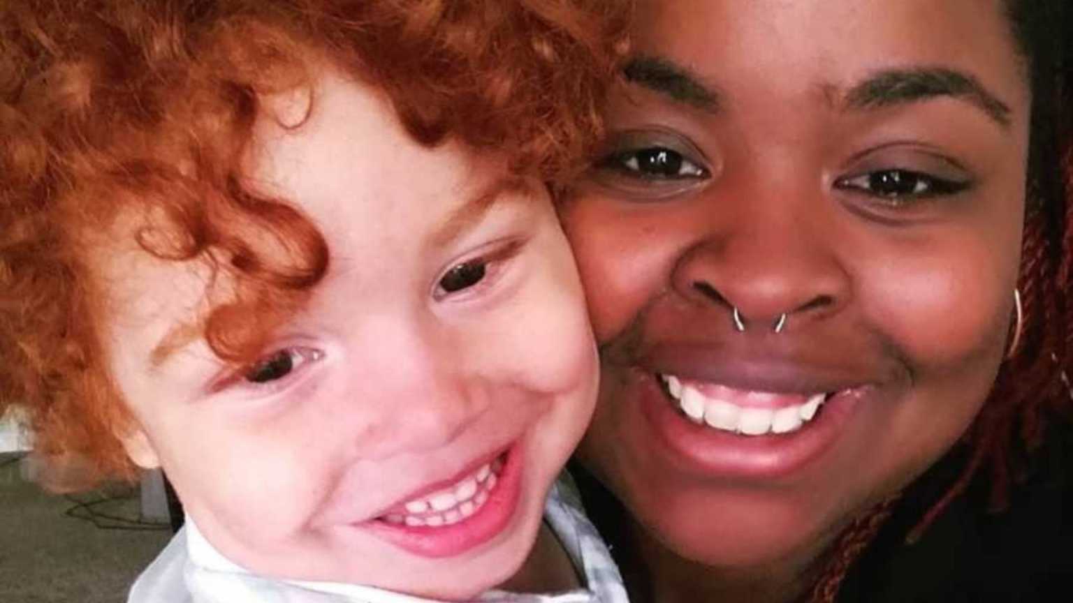 ‘When he was born I heard, ‘Oh my God. He has RED HAIR!’ I paused. ‘No ...