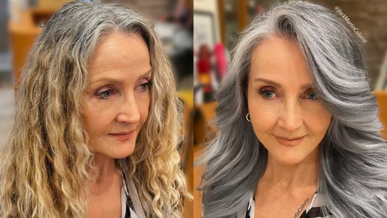 This California Hairstylist Is Helping Women Embrace Their Natural Gray ...