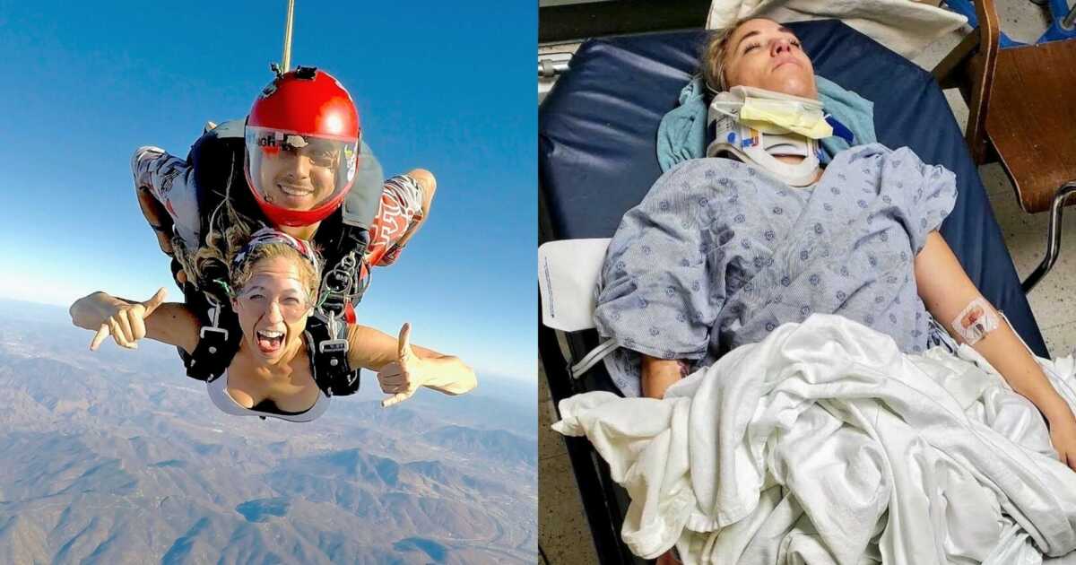 I Survived A 13,500-Foot Fall After My Skydiving Parachute ...