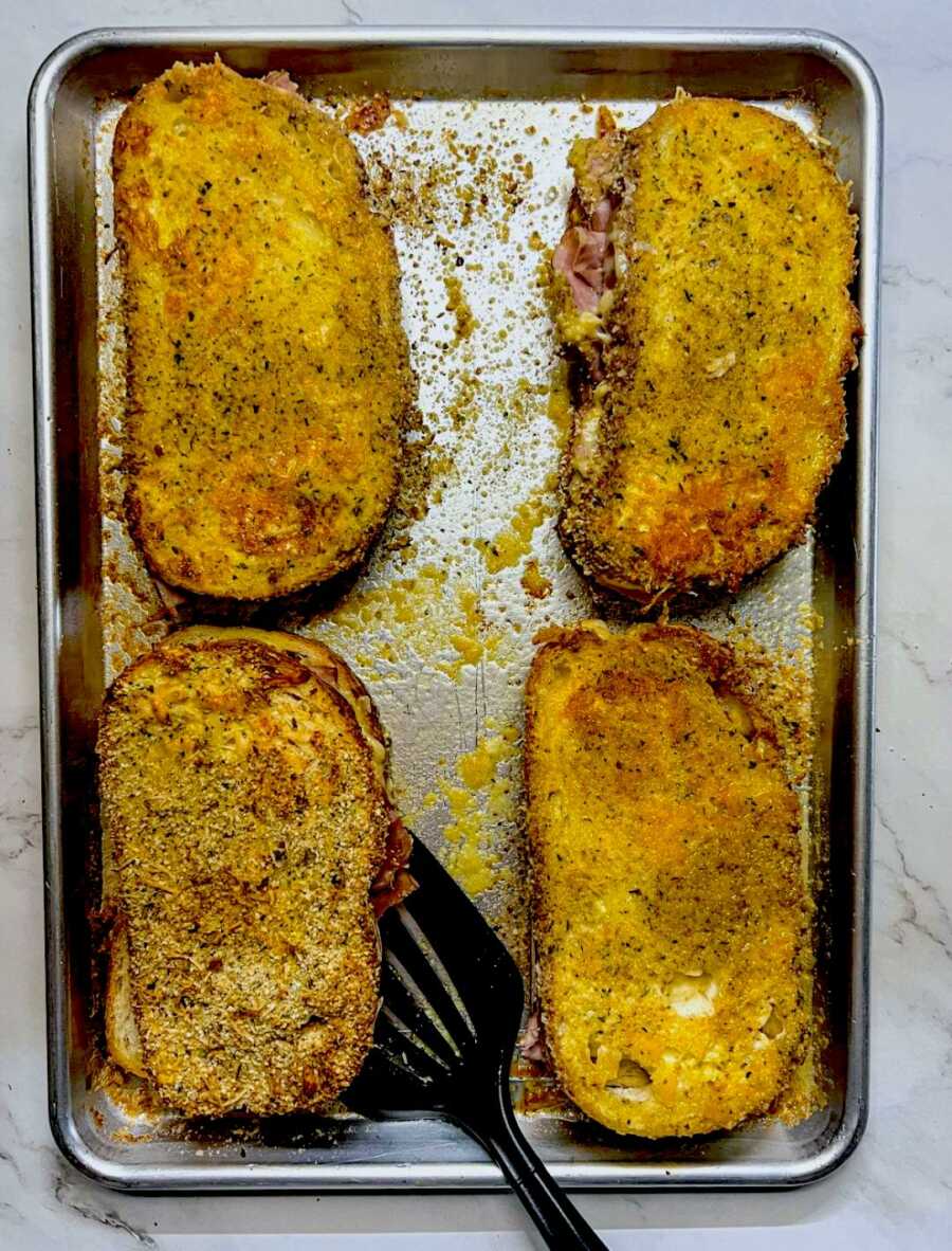 Single Mom’s Crispy Ham And Cheese Melts On A Budget – Love What Matters