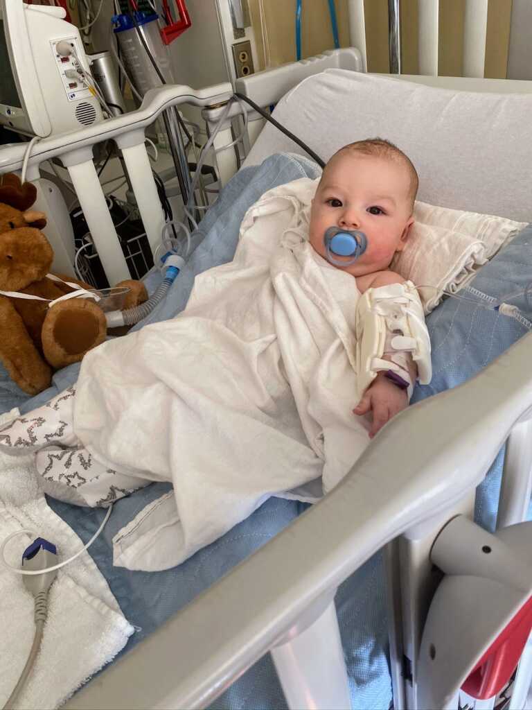 ‘We noticed a golf ball-sized lump on our little baby’s neck.’: Mom ...